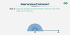 How to Use a Protractor - GeeksforGeeks