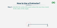 How to Use a Protractor - GeeksforGeeks