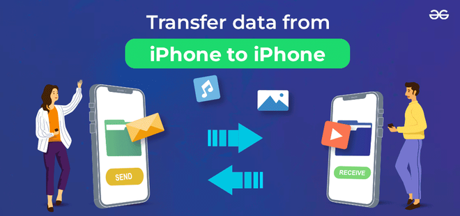 How to Transfer Data From iPhone to iPhone? [4 Ways] - GeeksforGeeks