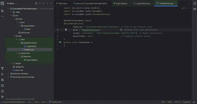 Setting Up Cucumber - GeeksforGeeks