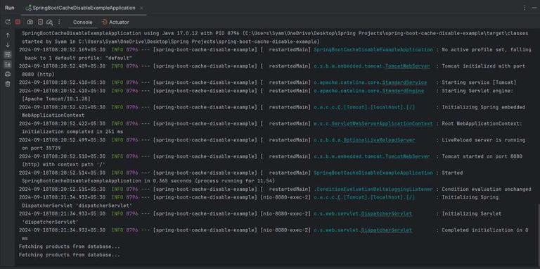 Disable @Cacheable in Spring Boot - GeeksforGeeks