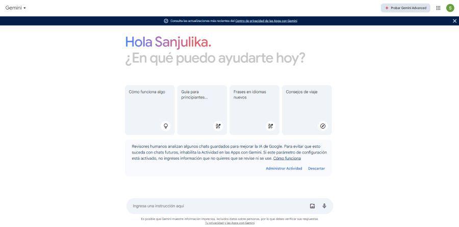 How to Change Language in Gemini AI - GeeksforGeeks