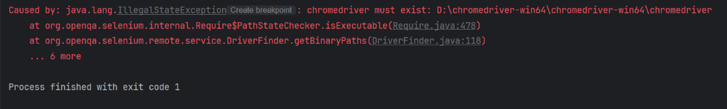 Java Selenium Chromedriver.exe Does not Exist IllegalStateException - GeeksforGeeks