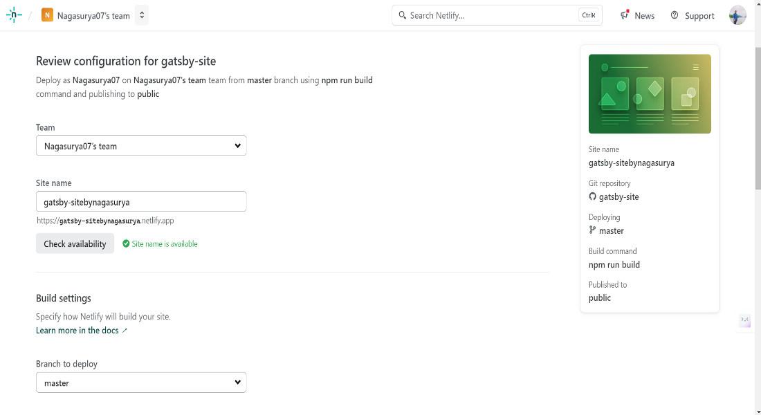 How to Create and Deploy Your First Gatsby Site? - GeeksforGeeks
