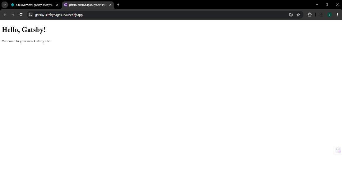How to Create and Deploy Your First Gatsby Site? - GeeksforGeeks