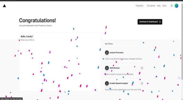 How to Create and Deploy Your First Gatsby Site? - GeeksforGeeks