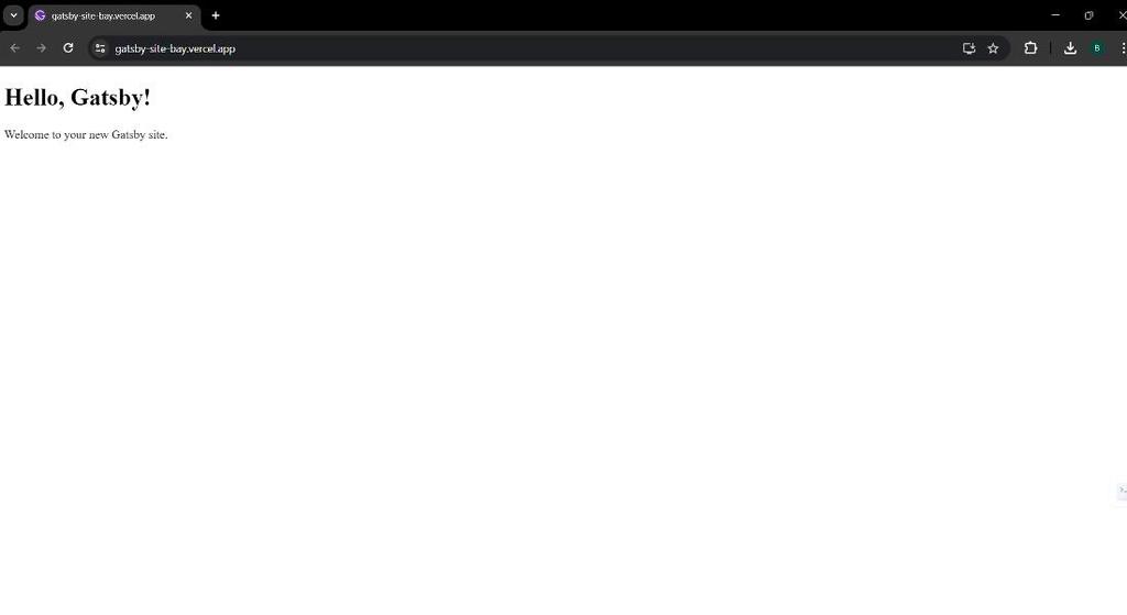 How to Create and Deploy Your First Gatsby Site? - GeeksforGeeks