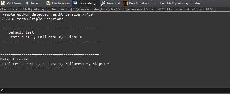 How to test for mandatory exceptions in TestNG? - GeeksforGeeks