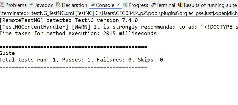 How to obtain the time taken for a method to be executed in TestNG ...