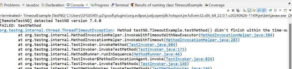 What do you mean by timeOut in TestNG? - GeeksforGeeks