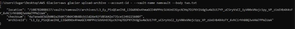 Using Amazon S3 Glacier in the AWS CLI - GeeksforGeeks