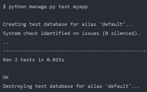 How to Run Django's Test Using In-Memory Database - GeeksforGeeks