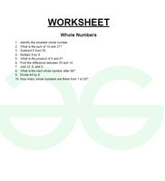 Whole Numbers - GeeksforGeeks