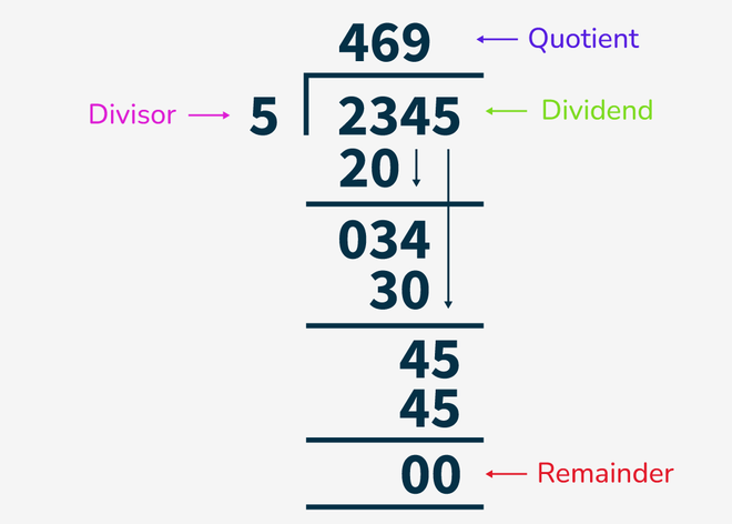 Long Division Worksheets - GeeksforGeeks