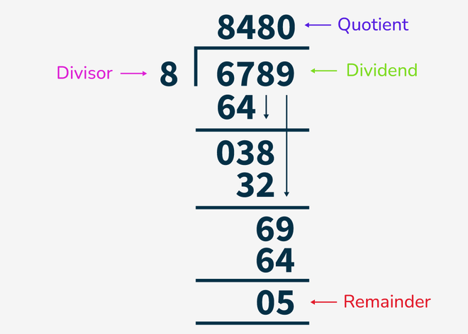 Long Division Worksheets - GeeksforGeeks