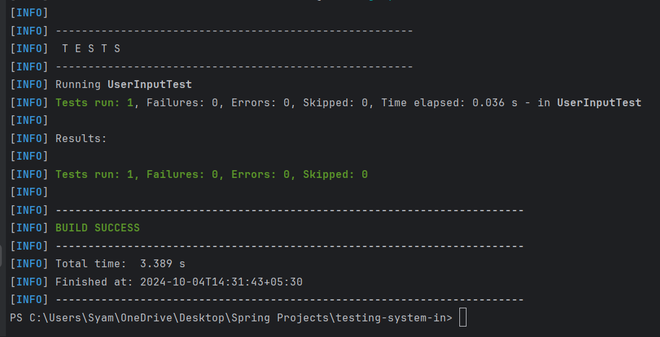 Unit Testing System.in for Input Handling in JUnit - GeeksforGeeks
