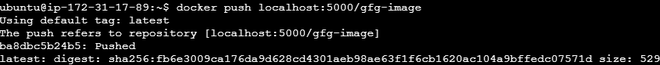 Docker Registry - GeeksforGeeks