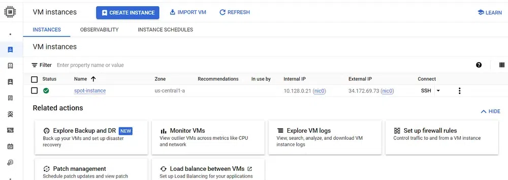 How to Create and Use Google Cloud Spot VM - GeeksforGeeks