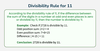 Divisibility Rule of 11 - GeeksforGeeks