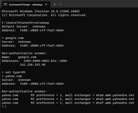 How to Check DNS Records Using Basic NsLookup CMD? - GeeksforGeeks