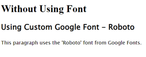 How to Get Custom Fonts in HTML? - GeeksforGeeks