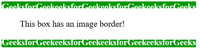How to Create an Image as Border Around Element? - GeeksforGeeks