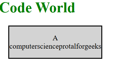 How to prevent long words from breaking my div? - GeeksforGeeks