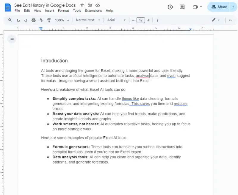 How to See Who Viewed a Google Doc: Edit History in Google Docs ...