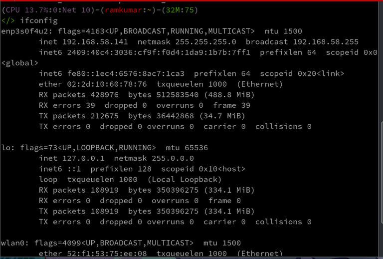 addresses Command in Linux with Examples - GeeksforGeeks