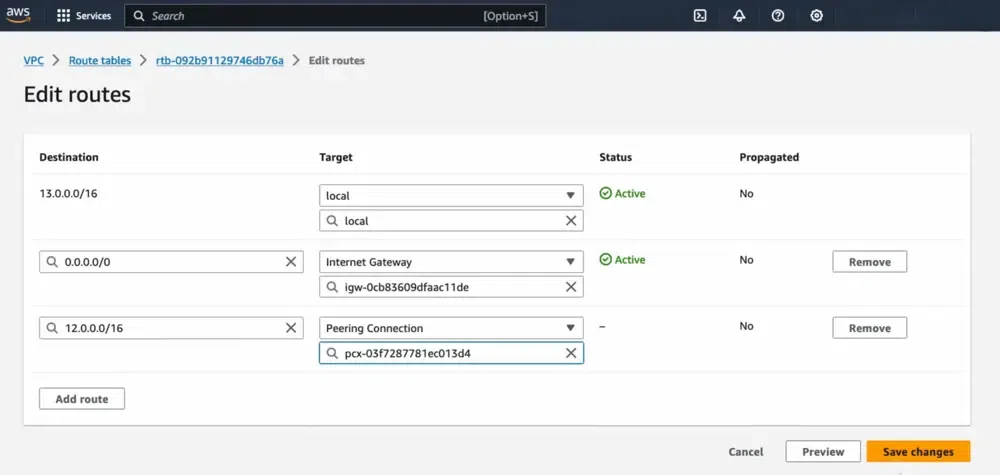 AWS - VPC Peering - GeeksforGeeks