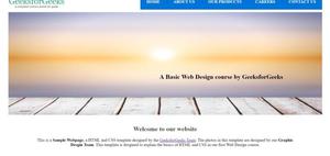 HTML Course | Building Main Content - Section 1 - GeeksforGeeks