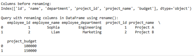 Duplicate columns when querying SQLAlchemy into Pandas Dataframe? - GeeksforGeeks