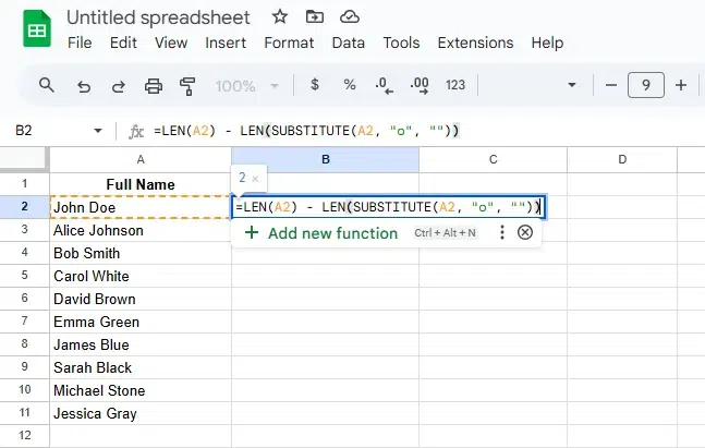 How to use the LEN function in Google Sheets - GeeksforGeeks
