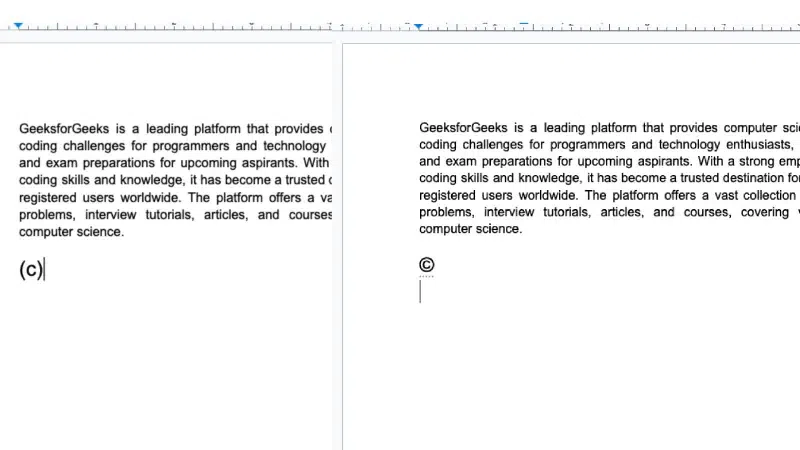 How to Type Copyright and Trademark Symbols on Mac - GeeksforGeeks