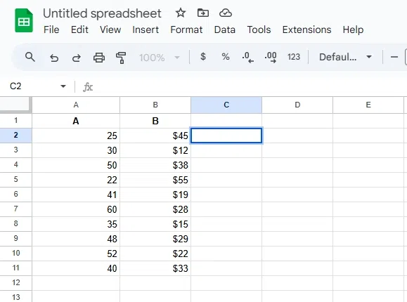 How to use MIN formula in Google Sheets - GeeksforGeeks