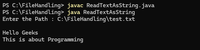 Different ways of Reading a text file in Java - GeeksforGeeks