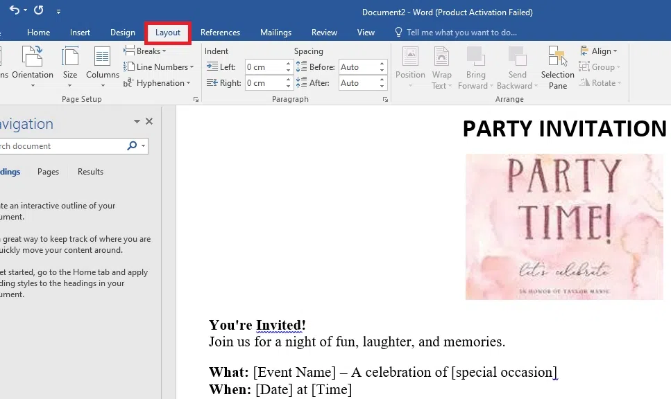How to Make a Flyer with MS Word - GeeksforGeeks