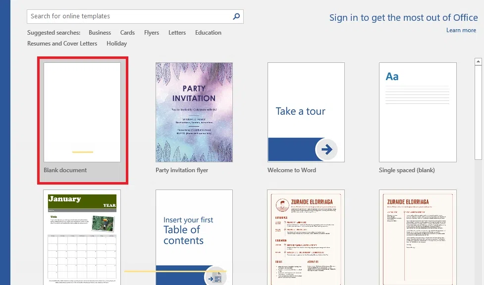 Make Business Cards in MS Word - GeeksforGeeks