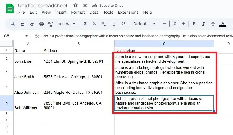 How to Wrap Text in Google Sheets - GeeksforGeeks