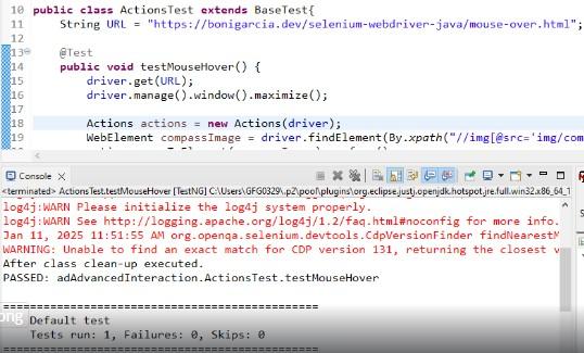 Advanced Interactions with WebDriver - GeeksforGeeks