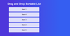 Drag and Drop List Using TypeScript - GeeksforGeeks