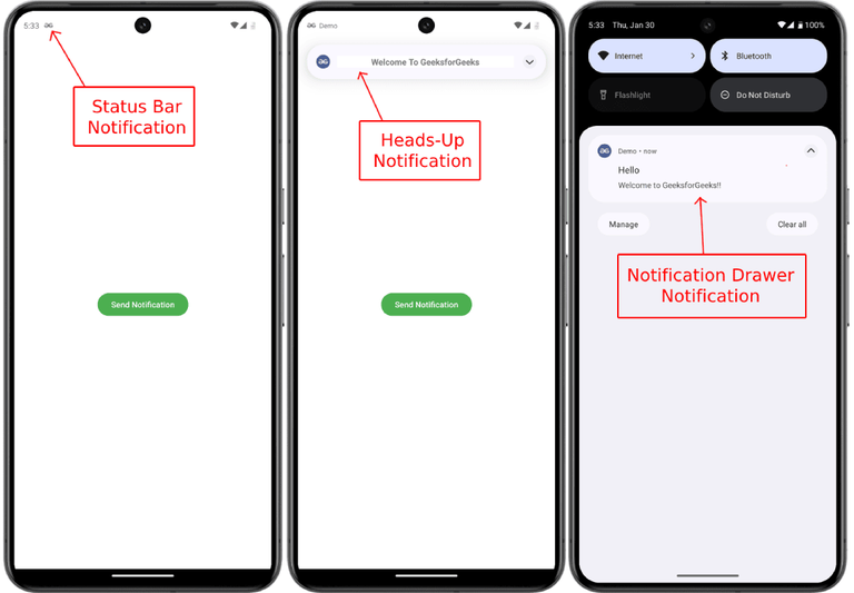 Notifications in Android with Example - GeeksforGeeks