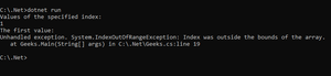 Range and Indices in C# 8.0 - GeeksforGeeks
