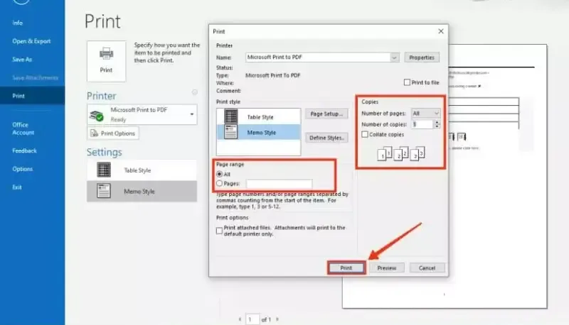 How to Print Email from Outlook: Step by Step Guide - GeeksforGeeks