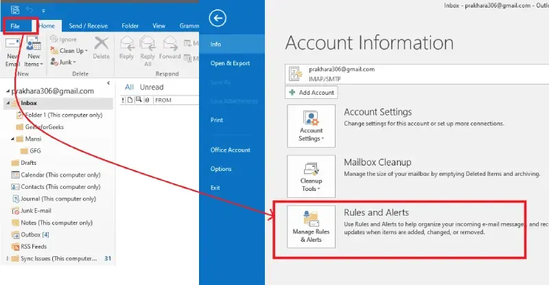 How To Filter Emails In Outlook: Easy Methods - GeeksforGeeks