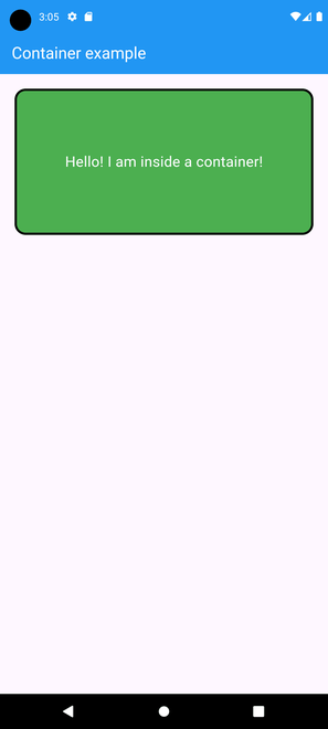 Container class in Flutter - GeeksforGeeks