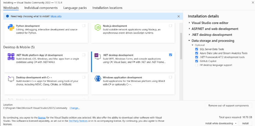 How to Install and Setup Visual Studio for C#? - GeeksforGeeks