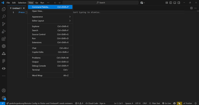 Creating a Simple Application in Flutter - GeeksforGeeks