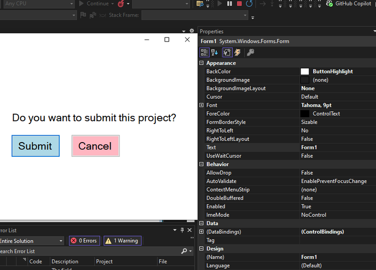 Button in C# - GeeksforGeeks