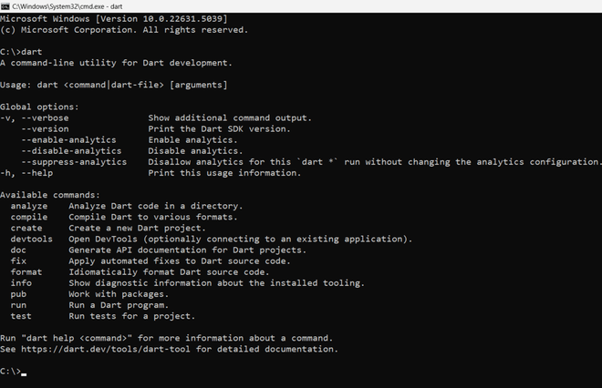 Dart Sdk Installation Geeksforgeeks